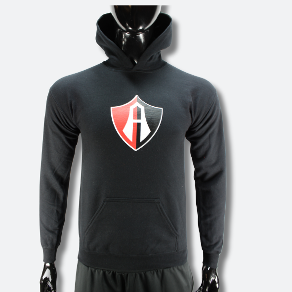 HOODIE INFANTIL INSTITUCIONAL ESCUDO ATLAS FC – Rojinegros